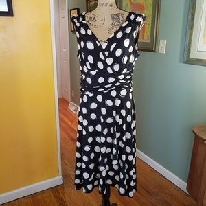 dressbarn Dresses | Womens Sleeveless Dress With Sash Tie | Poshmark